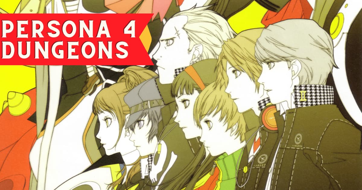 Persona 4: Golden - All Midnight Channel Dungeons (Castles / TV Worlds)